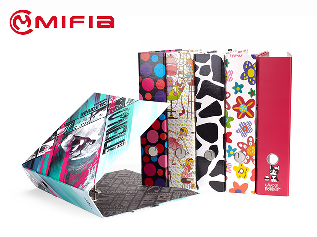 Paper Filing And Storage - Lever Arch File - Patterned Paper Lever Arch ...